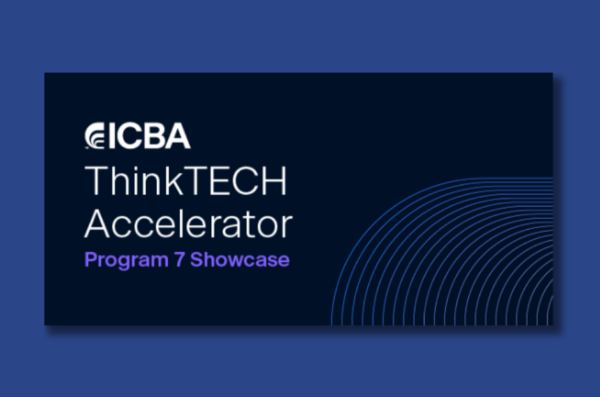 ICBA ThinkTECH Accelerator Showcase Hosted at Graduate School of ...